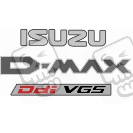 STICKERS DECALS Isuzu D-Max 2012