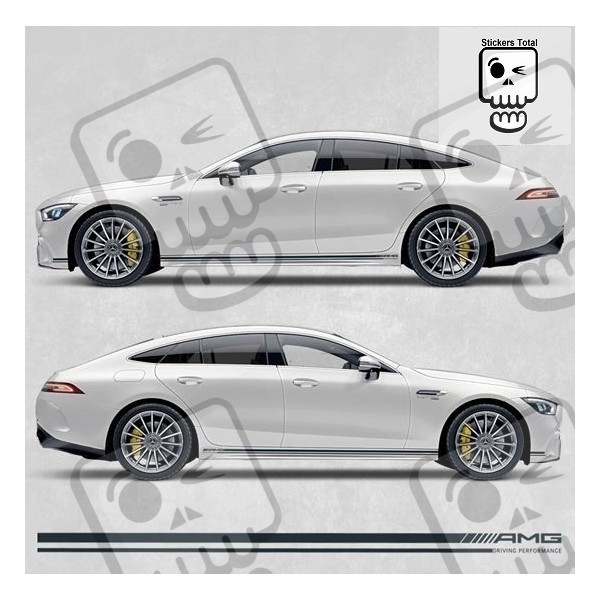 mercedes GT63 AMG side Stripes decals