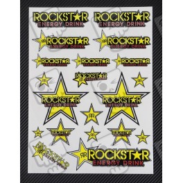 Rockstar Large Decal set 24x32 cm Laminated (Kompatibles Produkt ...