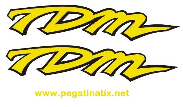 Yamaha Tdm Logo Yamaha TDM 850 4TX 1999 Red/Black Version Decalset